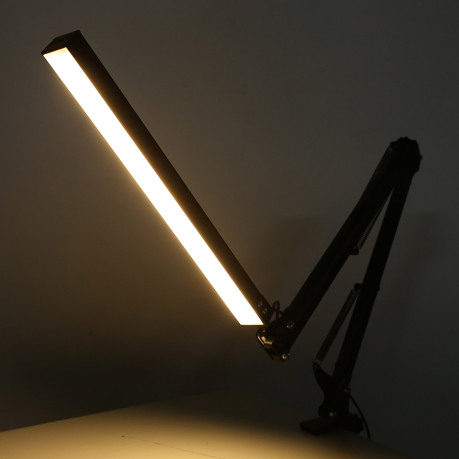 Long Arm Clip Light Eyeshield Folding LED Table Lamp For Tattoo ...