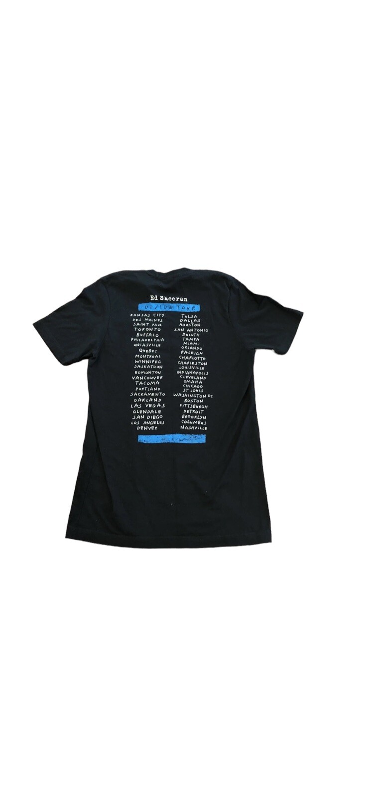 Ed Sheeran Divide Tour T-Shirt Official Merchandise S… - Gem