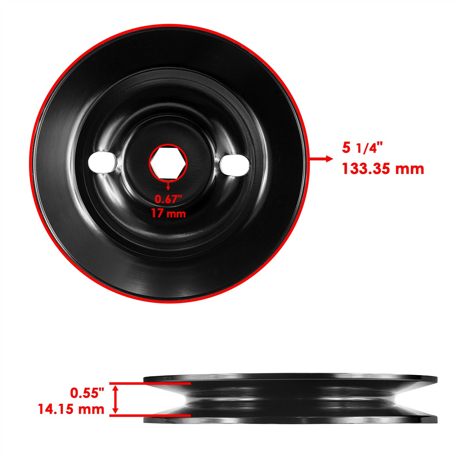 Spindle Pulley For John Deere D140 D150 D160 E140 E150 E160 E170 ...