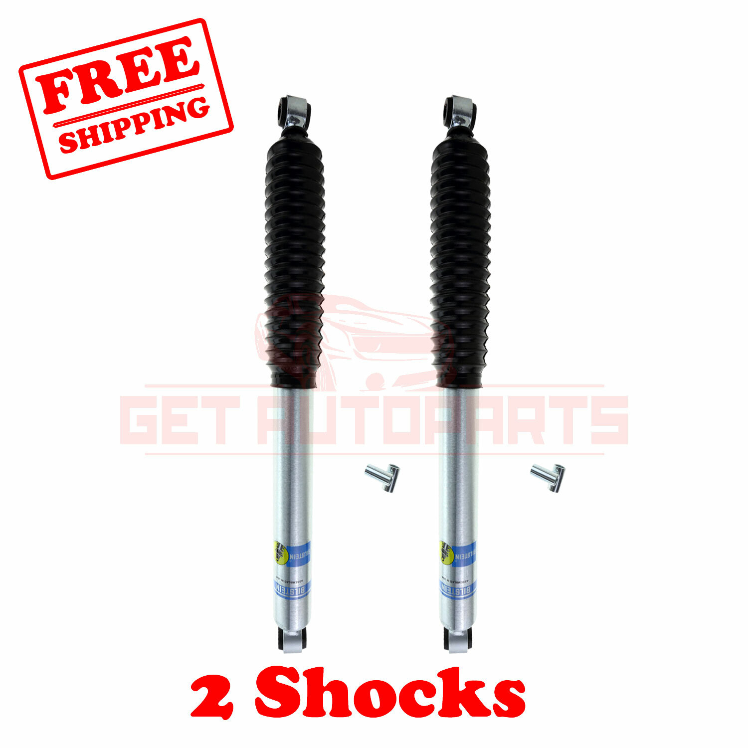 Kit 2 Bilstein B8 5125 Front 4-6" lift shocks for FORD Excursion 4WD 00 ...