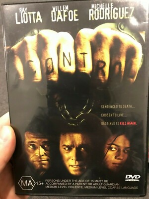 Control region 4 DVD (2004 Ray Liotta / Willem Dafoe thriller movie ...