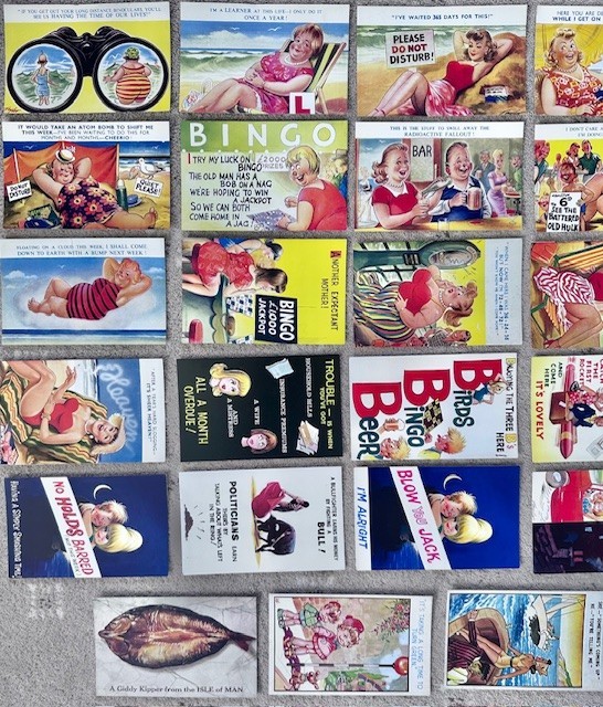 Job Lot 33) - Vintage / Original Bamforth Saucy Postcards - unused ...