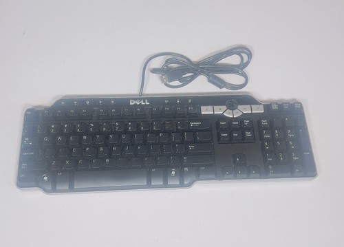 Dell SK-8135 USB Hub Wired, Multimedia Keyboard - Black for sale online ...