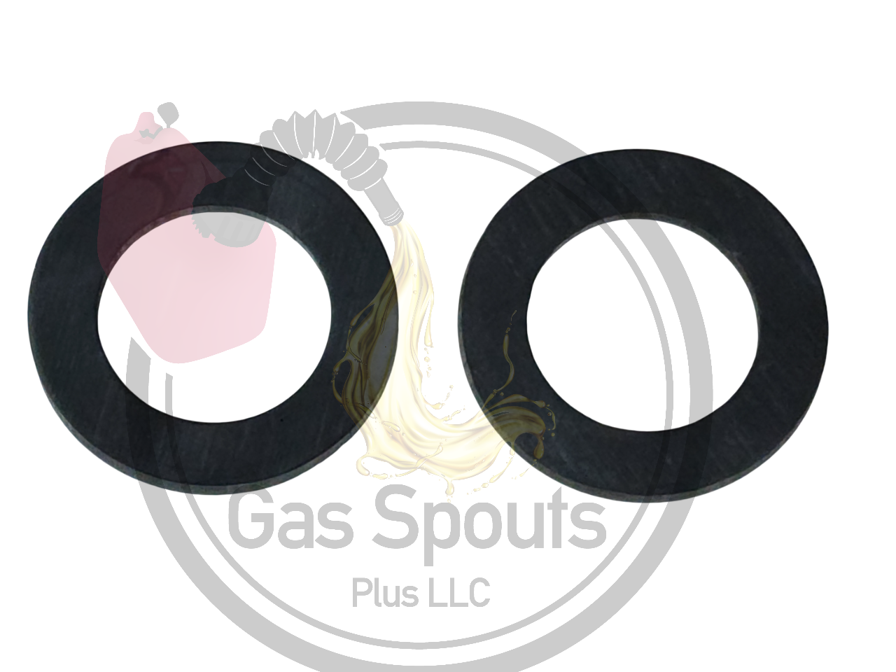 2-Pack Chilton Gas Spout Gaskets "STOP LEAKS" Glue it to spout FIX YOUR ...