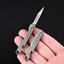 Mini Titanium Pocket Utility Folding Knife Scalpel Blades Opener ...