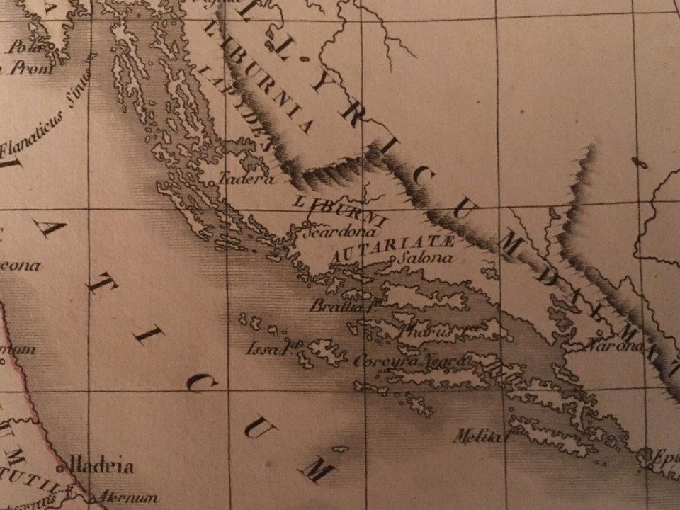 Italie Antiquæ, Ancient Italy, 1833 Copperplate Engraved Map | eBay