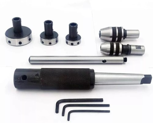 New MT2 Shank Threading & Tapping attachment-lathe tailstock die holder ...