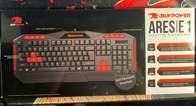 iBuyPower Ares E1 Membrane Gaming Keyboard for sale online | eBay