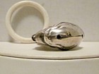 Baby Rattle, Teething Ring, Sterling Silver, Child Riding Duck | eBay
