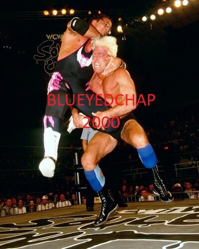 BRET HART VS RIC FLAIR WRESTLER 8 X 10 WRESTLING PHOTO WWF WCW | eBay