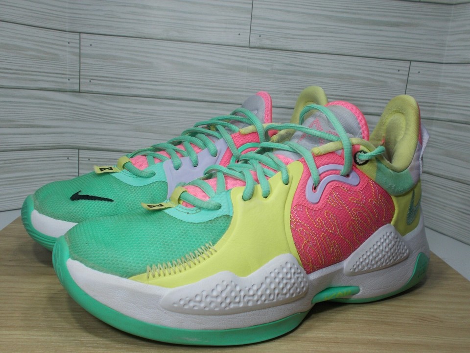 Nike Mens PG 5 Paul George 5 CW3143-301 Multicolor Shoes Size 8.5 | eBay
