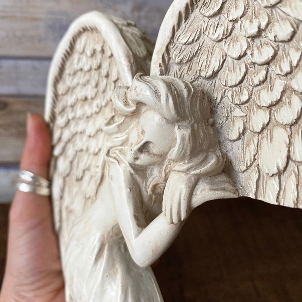 Door Frame Angel Wing Sculpture Simulation Goddesses Home Living Room ...