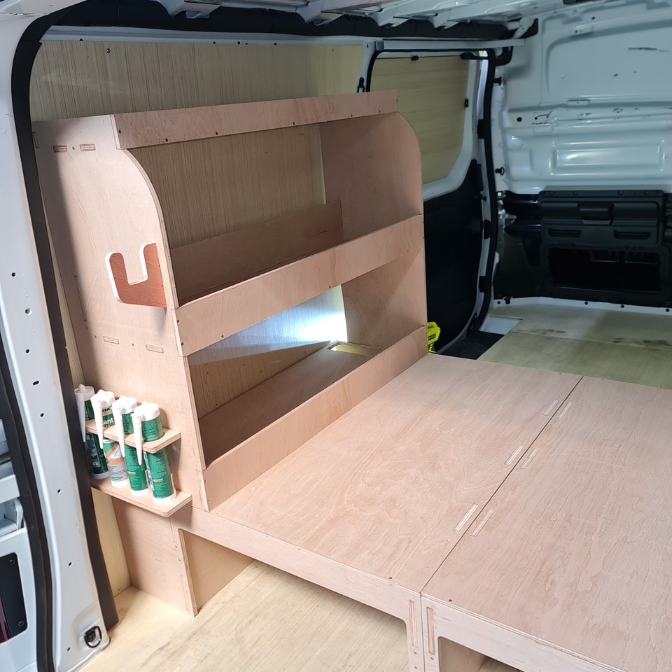 Citroën Dispatch MWB L2 2016+ Van Racking Shelving ,Heavy Duty False ...