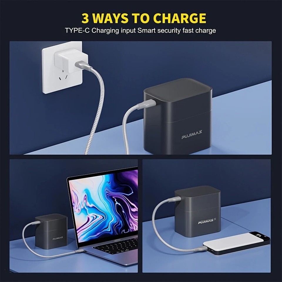 8 PCS 3400mWh 1.5V AA Rechargeable Lithium Battery with Battery Charger ...