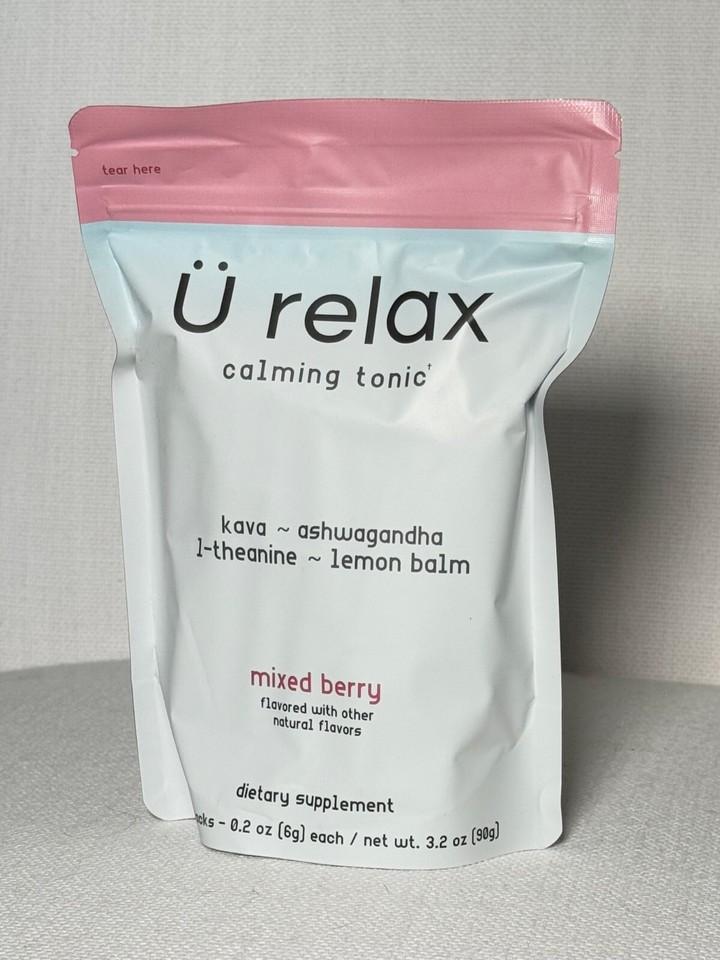 U Relax Calming Co - Mixed Berry Flavored 15 Sticks Pack - Brand New ...