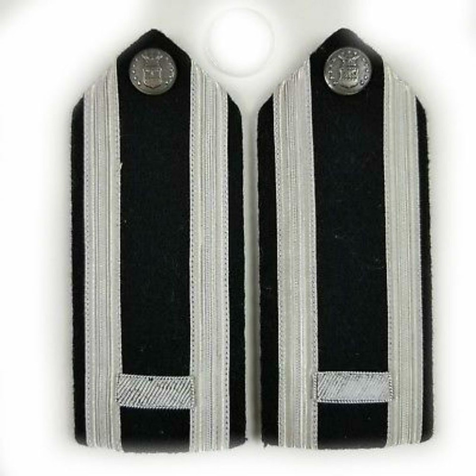 US AIR FORCE MALE MESS DRESS SHOULDER BOARDS - ALL RANKS - CURRENT ...