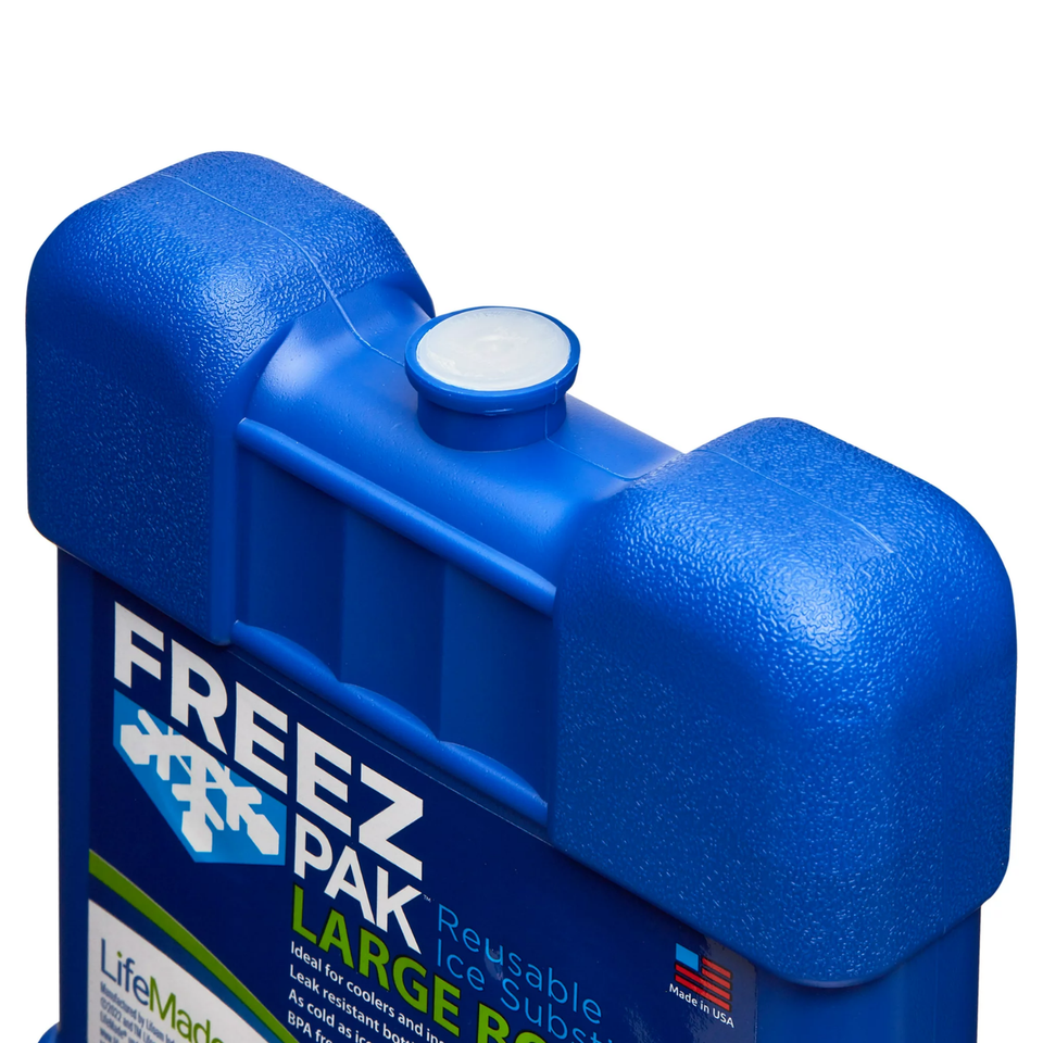 Freez Pak LARGE Icicle Reusable Camping/Cooler Ice Pack Substitute Blue ...