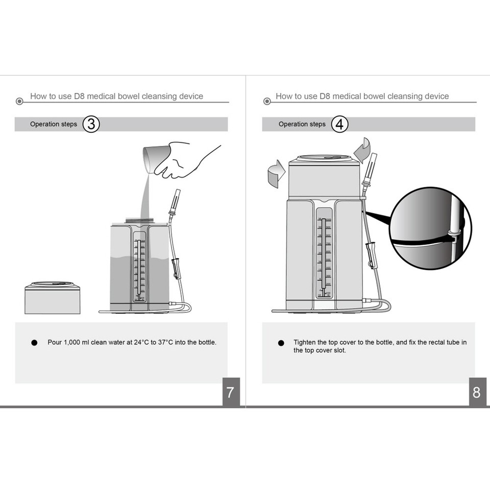 Compatible with Home Colonic Board Matching Container Rectal Irrigation ...