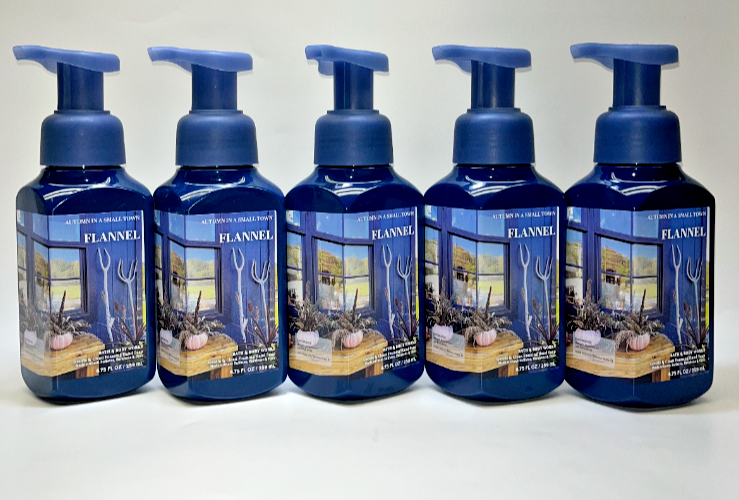 5 Flannel Bath & Body Works Gentle Foaming Hand Soap 8.75 fl oz | eBay