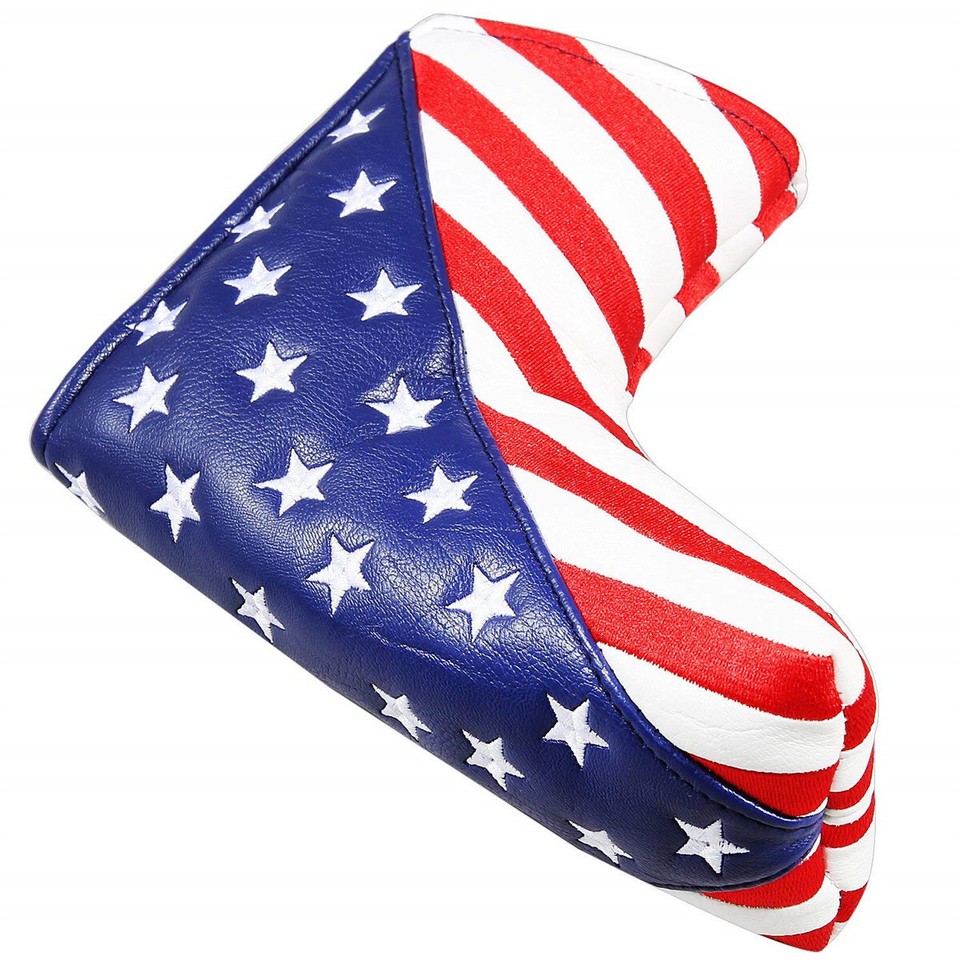 Blade Golf Putter Cover USA Flag Stars Magnet Closure Golf Headcover | eBay