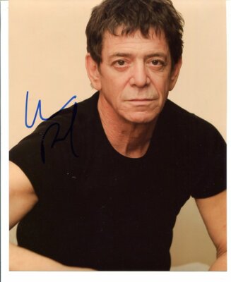 LOU REED -Walk on the Wild Side with COA SIGNED AUTOGRAPHED N207a | eBay