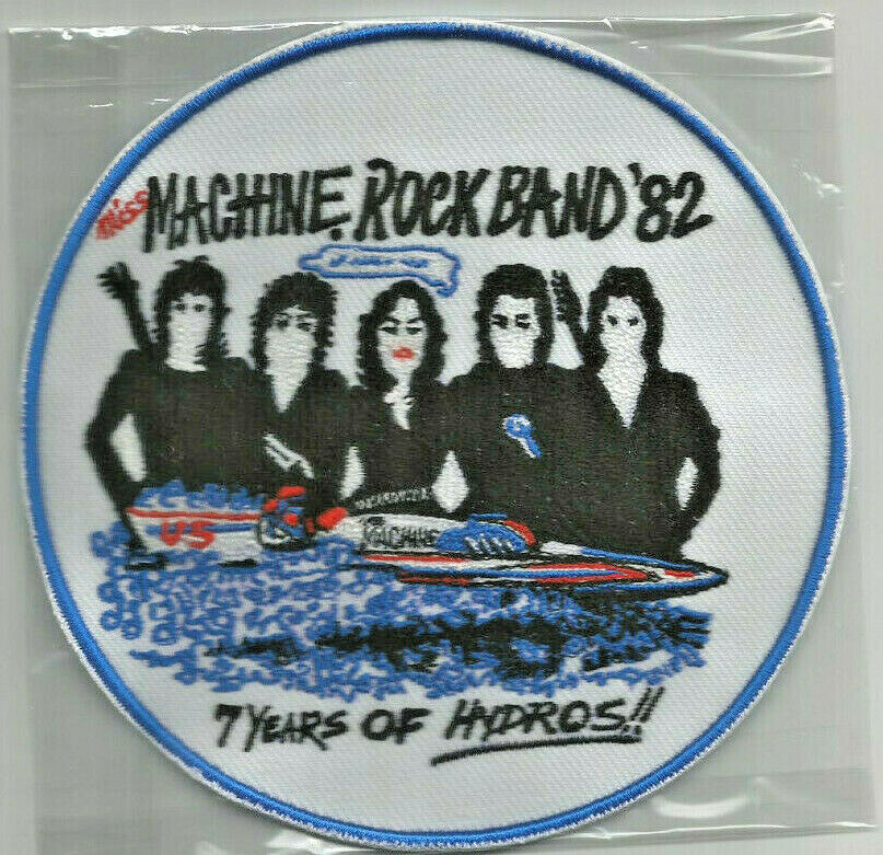 Miss Machine Rock Band '82 7 years of HYDRO patch 5-1/2 in dia | eBay