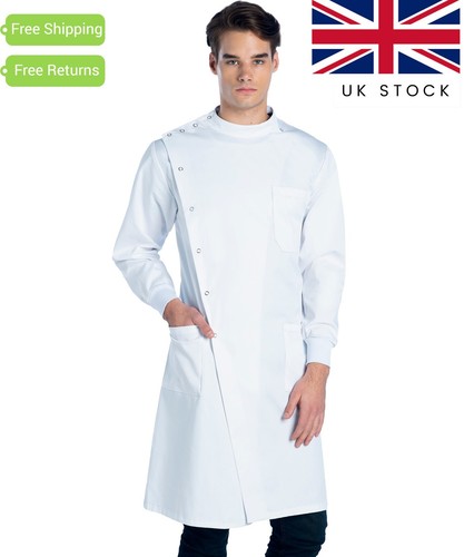 Dr. James Lab Coat Howie Style Mandarin Collar Cuffed Sleeves (Size 2XS ...