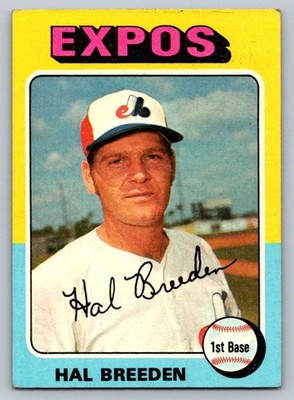 1975 Topps Baseball #341 Hal Breeden Expos | eBay