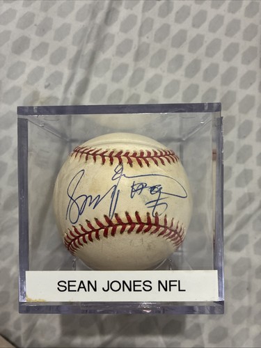 Sean Jones NFL Player Signed Baseball Beckett Authenticated | eBay