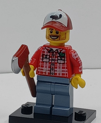 Lego Lumberjack Minifigure Collectible Series 5 Complete 8805 Rare HTF ...