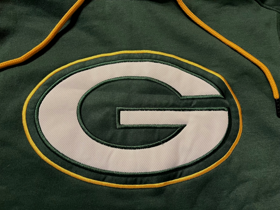 NWT Hoodie by GREEN BAY PACKERS Embroidered Hoodie by NFL Team Apparel ...
