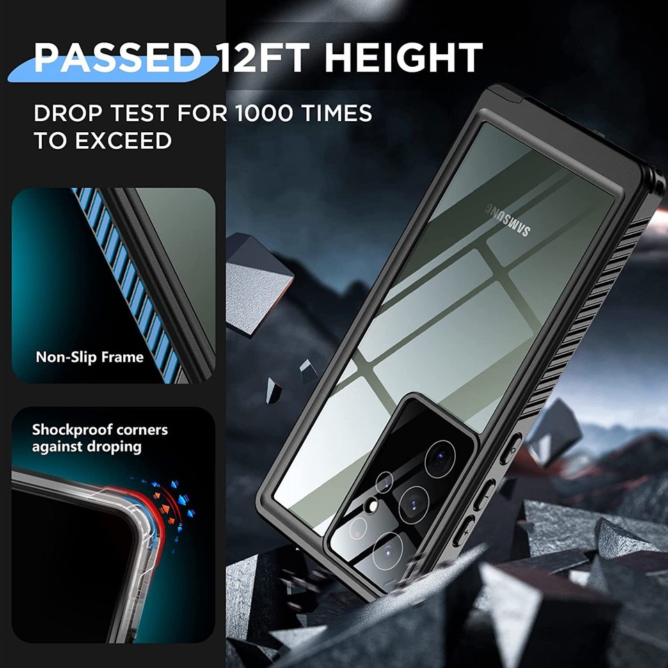 For Samsung Galaxy S25 Ultra S24 FE S23 Waterproof Case Screen ...