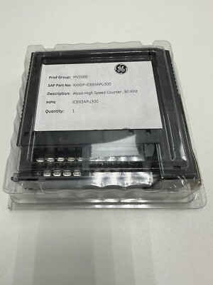 GE FANUC IC693APU300-MA HIGH-SPEED COUNTER MODULE | eBay