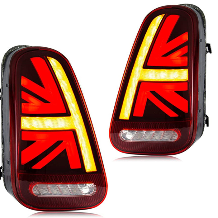 Red LED Sequential Rear Lamps Tail Lights For 2002-2006 Mini Cooper R50 ...