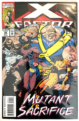 X-FACTOR #94 W/ CARD INTACT CVR A AL MILGROM 1993 SCOTT LOBDELL MARVEL VF/NM | eBay