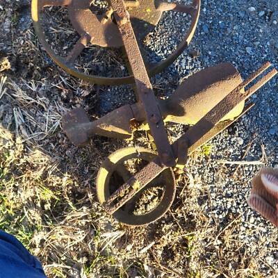 Vintage Antique Push Planter Seeder | eBay