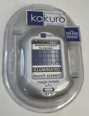 Kakuro illuminated Mega Screen (Over 100,000 games LCD games ...