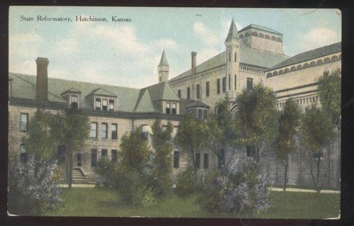 POSTCARD HUTCHINSON KS/KANSAS STATE PRISON REFORMATORY 1907 | eBay
