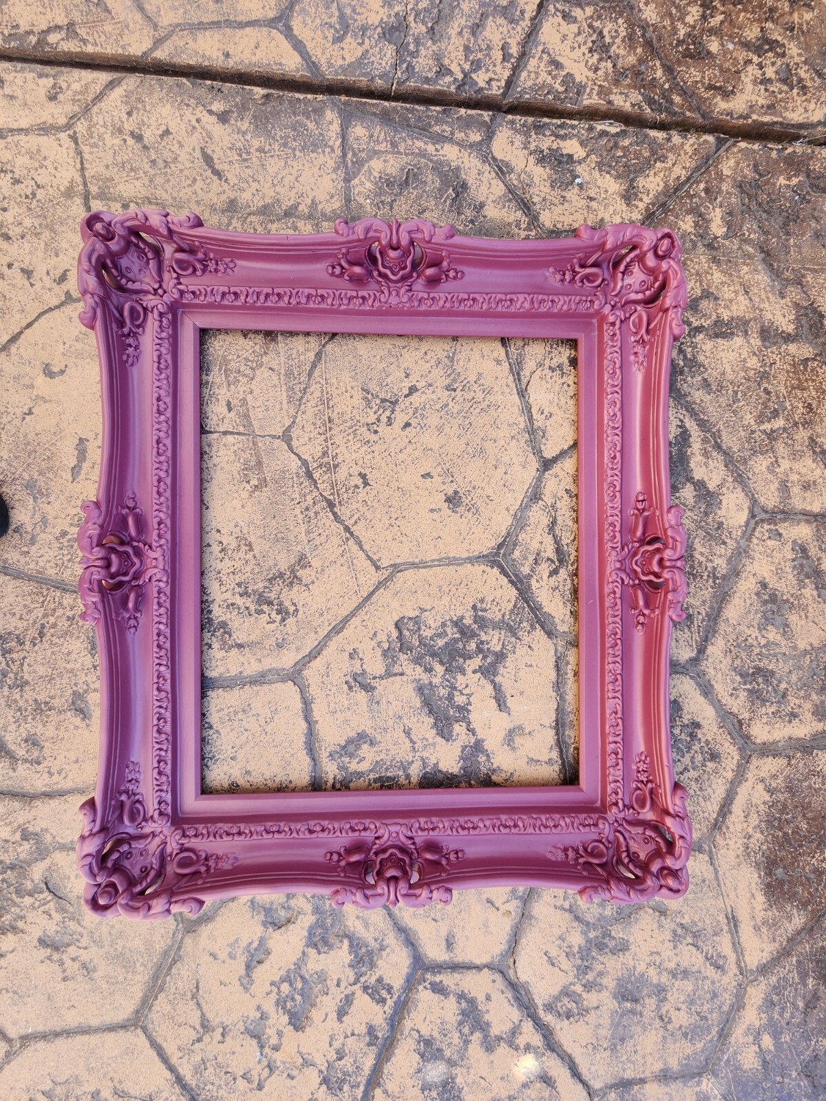 16x20 Dusty Pink Frame Ornate Picture Frame Baroque Fancy Frame ...