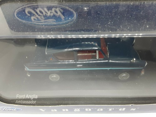 ford anglia ambassador bleu marine vanguard 1/43 corgi boite écornée ...