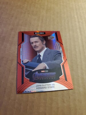 2022 Marvel Allure Upper Deck Howard Stark Red Prism High # SP & Blue ...