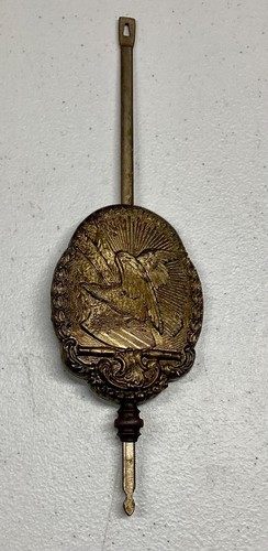 Fancy Eagle Shield Pendulum for Antique Clocks | eBay