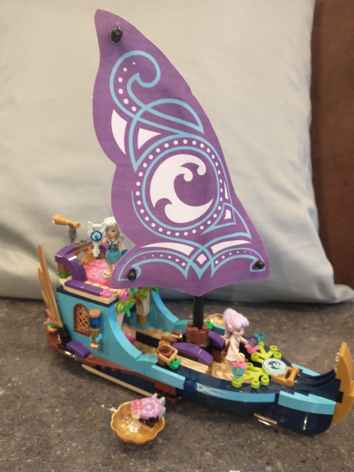 LEGO Set 41073 Naida's Epic Adventure Ship ELVES 100% complete No Box ...