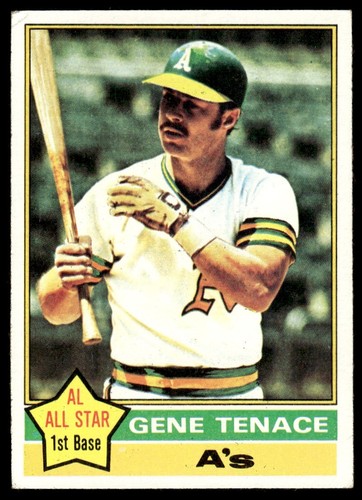 1976 Topps Gene Tenace Oakland Athletics #165 | eBay