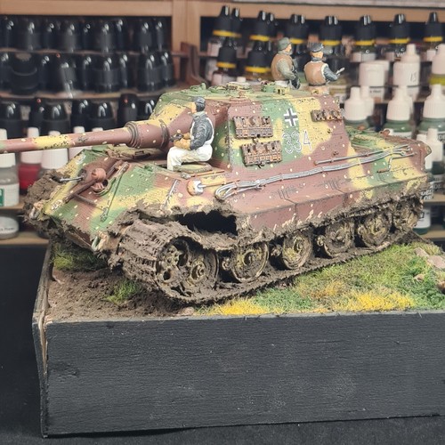 1:35 Built German Jagdtiger Heavy Tank Destroyer Kampfgruppe Peiper ...