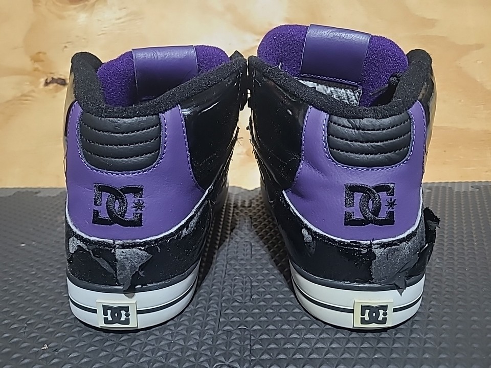 Dc Shoes Mens Spartan Hi Wc 302523 Size 12 Black Purple | eBay