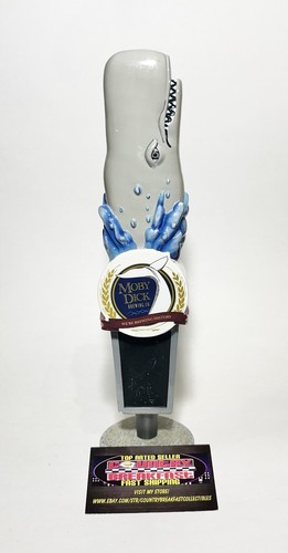 Moby Dick Brewing Company Whale Beer Tap Handle 10.75” Tall - Nice Rare ...