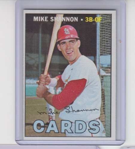1967 Topps #605 Mike Shannon Cardinals SUPER TOUGH HIGH # NM+ GORGEOUS ...