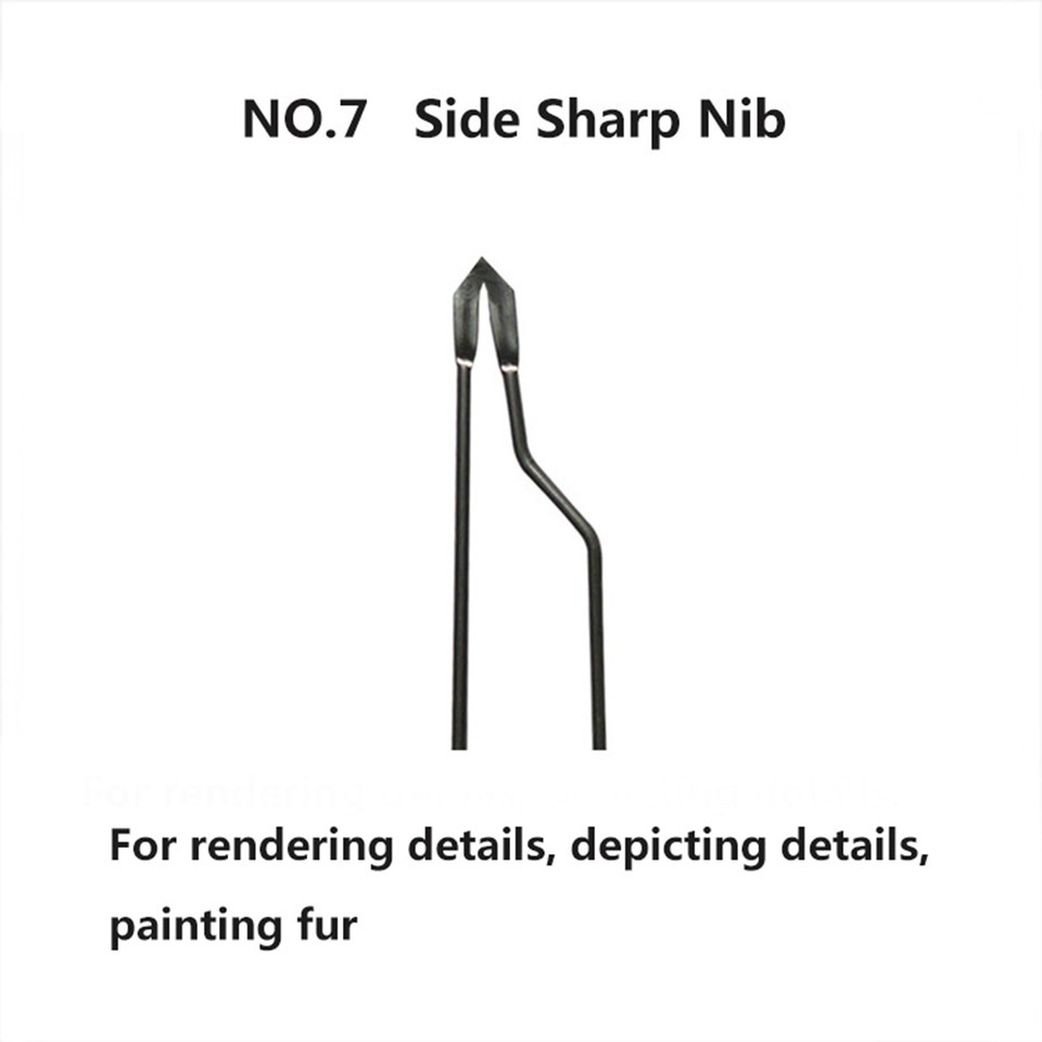 23PCS 1mm Pyrography Wire Tips Nibs for 30-50W Adjustable Wood Burning ...