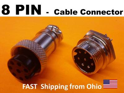 8-pin Small Wire Quick Connect Cable Connector Electrical Engineer ...